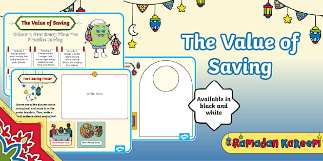 The Value of Saving Activity Pack