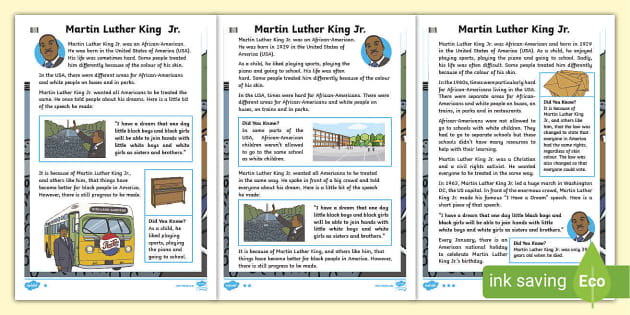 Who Is Martin Luther King?