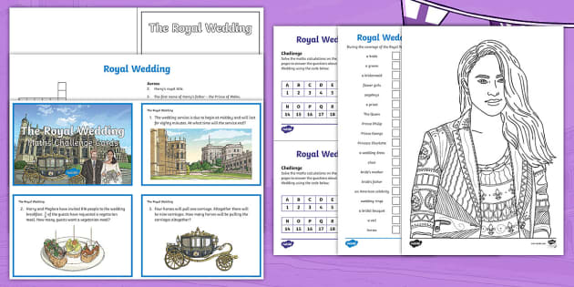 LKS2 Royal Wedding Home Learning Activity Pack - Twinkl