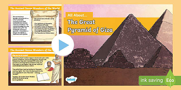 KS2 All About the Great Pyramid of Giza PPt