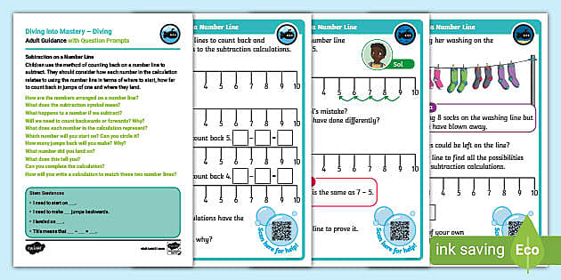 👉 White Rose Maths Supporting Year 1 Subtraction Counting Back