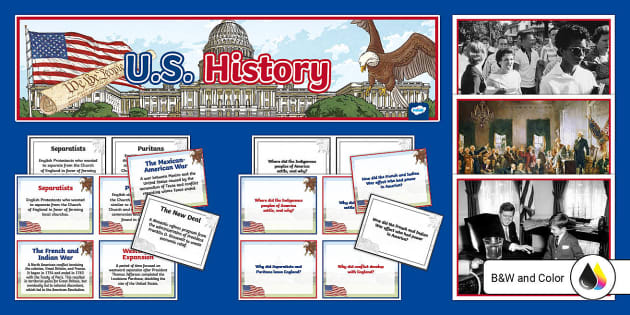 Fifth Grade U.S. History Word Wall Pack - Twinkl