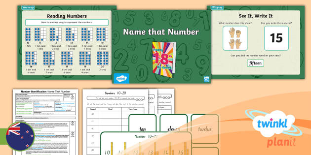 Level 1 Number Identification: Writing Numbers in Numerals and Words ...