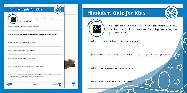 Hinduism Quiz for Kids (teacher made) - Twinkl
