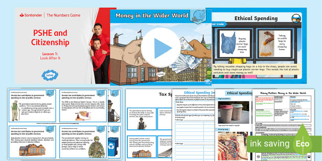 FREE! - PSHE and Citizenship UKS2 Money Matters Lesson 6: Money in the ...