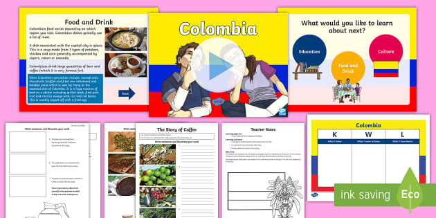 Colombia Lesson Teaching Pack