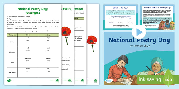 National Poetry Day Resources Activity Pack | KS2 Resources