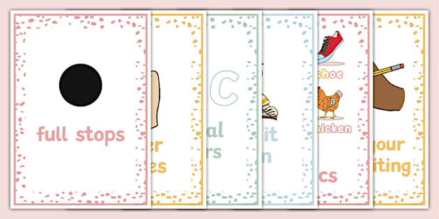 Speckled Pastel Themed Writing Prompt Display Posters Speckled Pastel Themed Writing Prompt Display Posters
