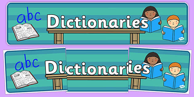 👉 Dictionaries Display Banner