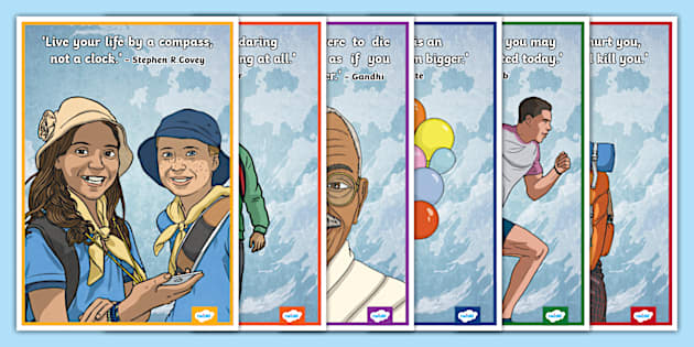 Bucket List Quotes Display Poster Pack (teacher made)