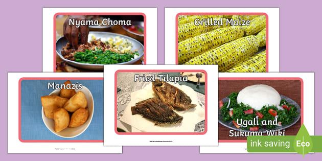 Kenyan Food Display Photo Pack (teacher made) - Twinkl