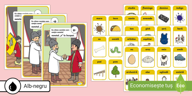 Sunetul și litera O – Joc de sortare - Twinkl