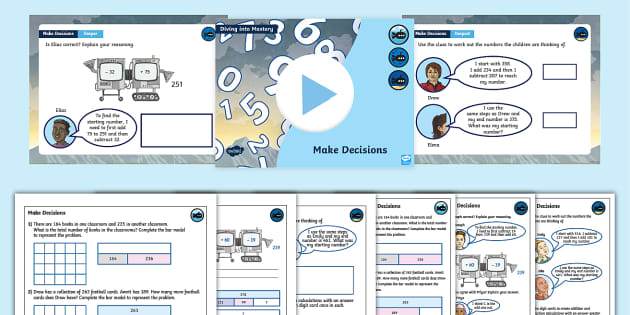 👉 Y3 Diving into Mastery: Step 22 Make Decisions Teaching Pack