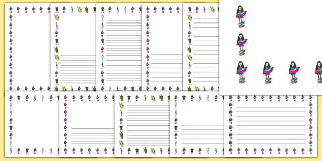 FREE! - Page Borders to Support Teaching on Matilda - Twinkl