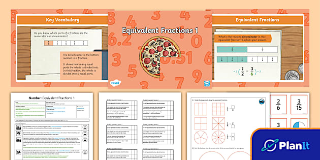 Yr 6 Number Compare Order And Represent Fractions Lesson 1
