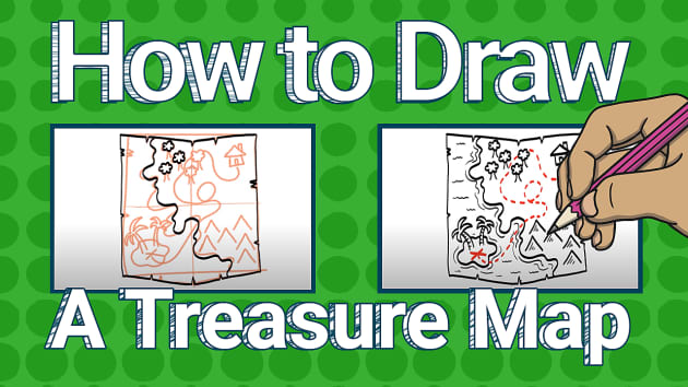 How to Draw a Treasure Map | Twinkl Kid's TV (teacher made)