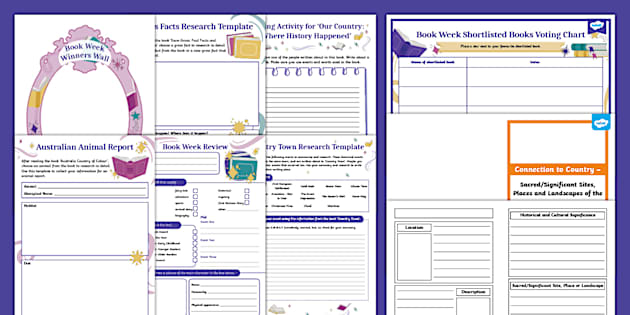 Book Week: Information Book Award Category Activity Pack