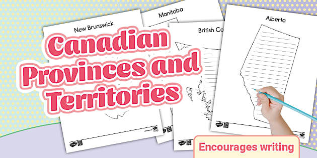 Canadian Provinces and Territories Writing Templates