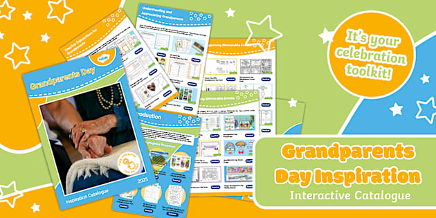 Honour grandparents with crafts, games, writing and heartfelt learning.