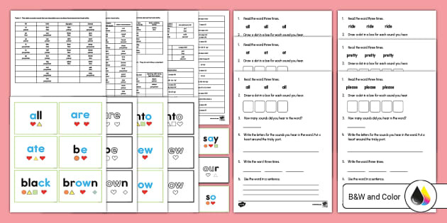 Heart Words Primer Pack (teacher made) - Twinkl