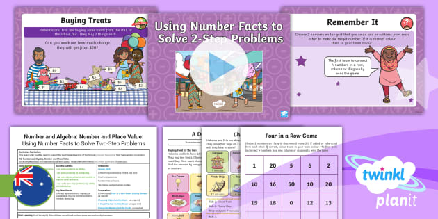 Year 2 Addition and Subtraction Solve Problems Lesson 2