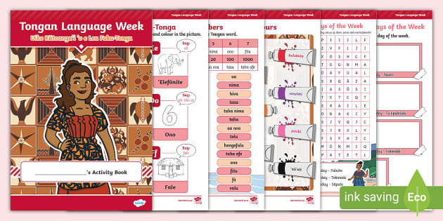 Y0-4 Tongan Language Week Activity Booklet (Teacher-Made)