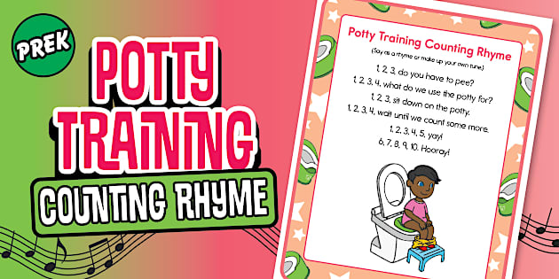 Potty Training Counting Rhyme (teacher made) - Twinkl