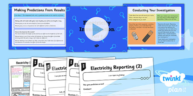 Science: Electricity: Electricity Investigation Part 3 Year 6 Lesson Pack 6