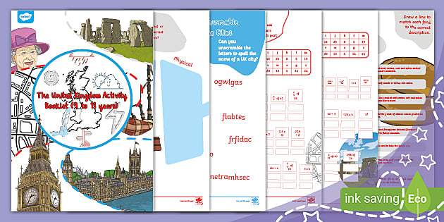 United Kingdom Activities for Kids - Twinkl