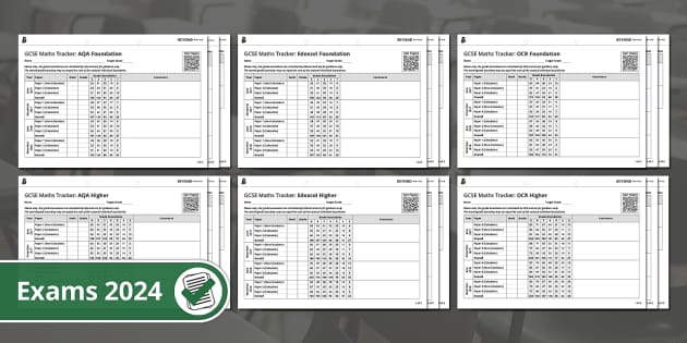 FREE! - 👉 Past Paper Checklist (GCSE) (teacher made)