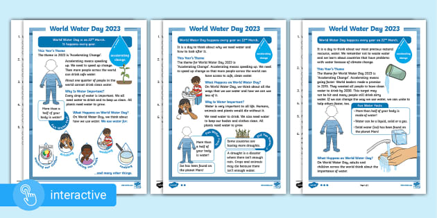 Top Resources for World Water Day - Twinkl