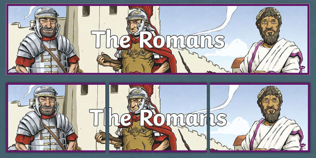 KS2 'The Romans' Display Banner (Hecho por educadores)