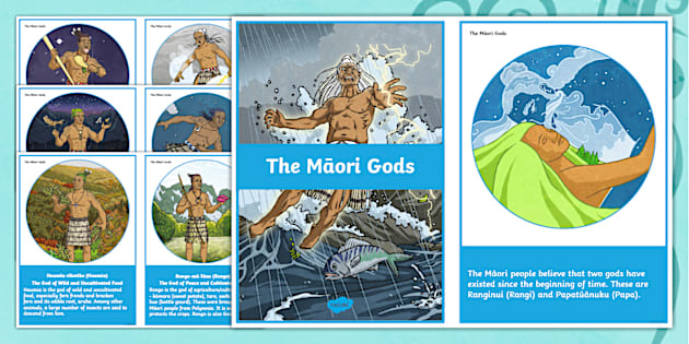 Māori Gods Information Cards (ティーチャーメイド)