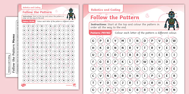Grade 3 Robotics and Coding Pattern Recognition - Twinkl Grade 3 Robotics and Coding Pattern Recognition - Twinkl
