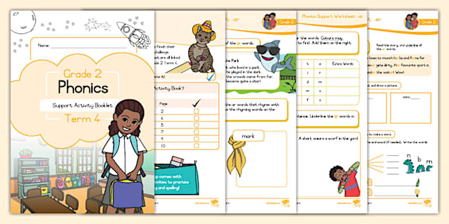 Gr 2 Phonics - T4 - Support Activity Booklet (CAPS Aligned)
