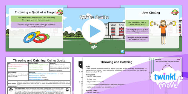 👉 Multi-Skills: Year 1 Throwing and Catching: Lesson 6