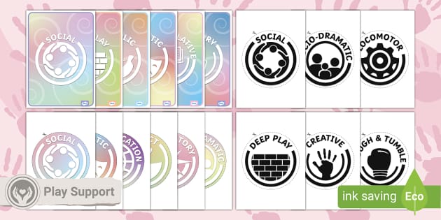 Play Icon Display Poster Pack (teacher made) - Twinkl