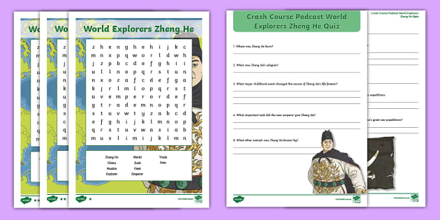 Crash Course Podcast World Explorers Zheng He