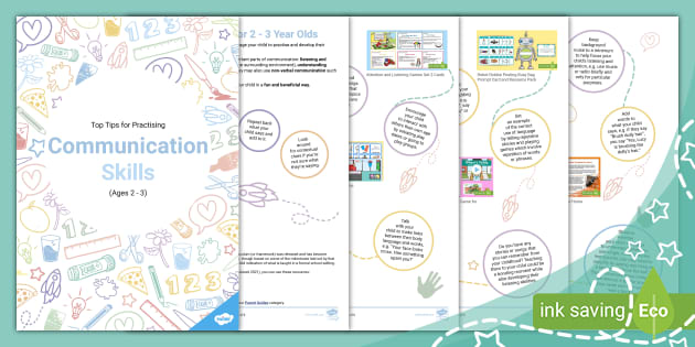 Top Tips for Practising Communication Skills (Ages 2 - 3)