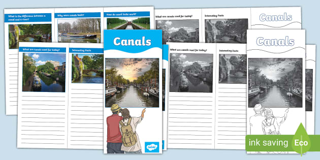 Canals Leaflet Template (creat de profesori) - Twinkl