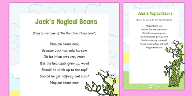 Jacks Magic Beans Song