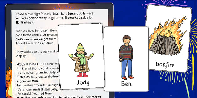 Bonfire Night Listening Story Activity