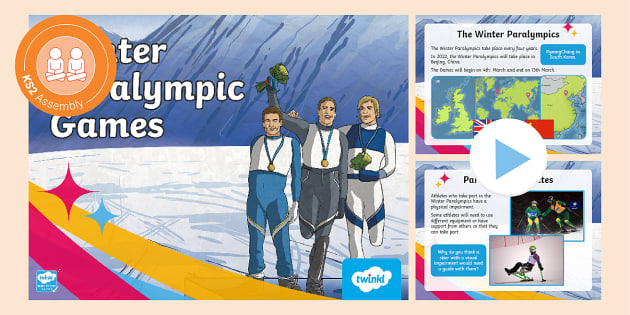 KS2 Winter Paralympics Assembly PowerPoint (teacher made)