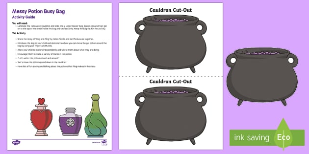 Messy Potion Busy Bag Resource Pack for Parents - Twinkl