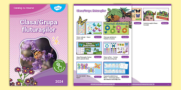 Clasa/Grupa fluturașilor – Catalog cu resurse - Twinkl