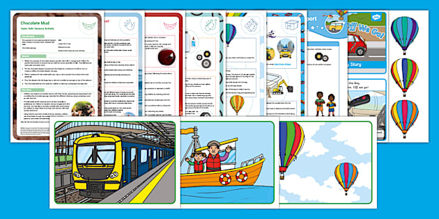 Vehicles and Transport Sensory Activities Pack | Twinkl