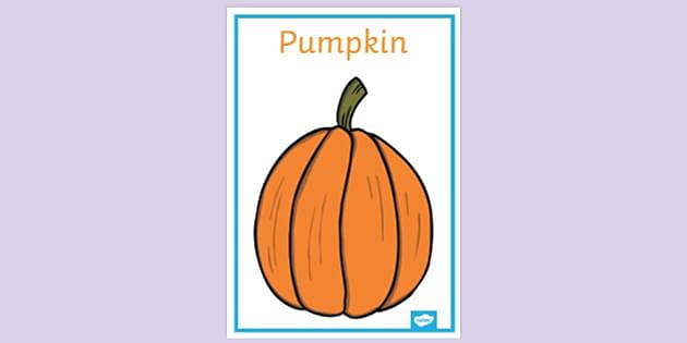 Full Size Pumpkin Poster | Display Posters - Twinkl