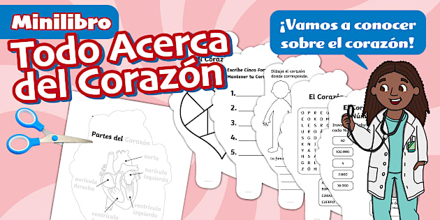 Minilibro | Corazón | Sistema Circulatorio | Ciencias