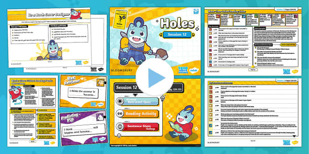 FREE! - Holes Whole-Class Guided Reading Pack 12 [UKS2]