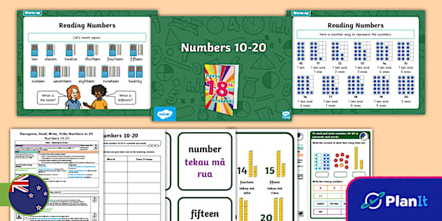 Phase 1 Number: Recognise, Read, Write, Order Numbers 10-20